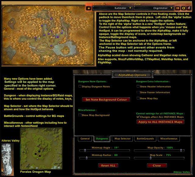 AlphaMap | Rising Gods AddOns